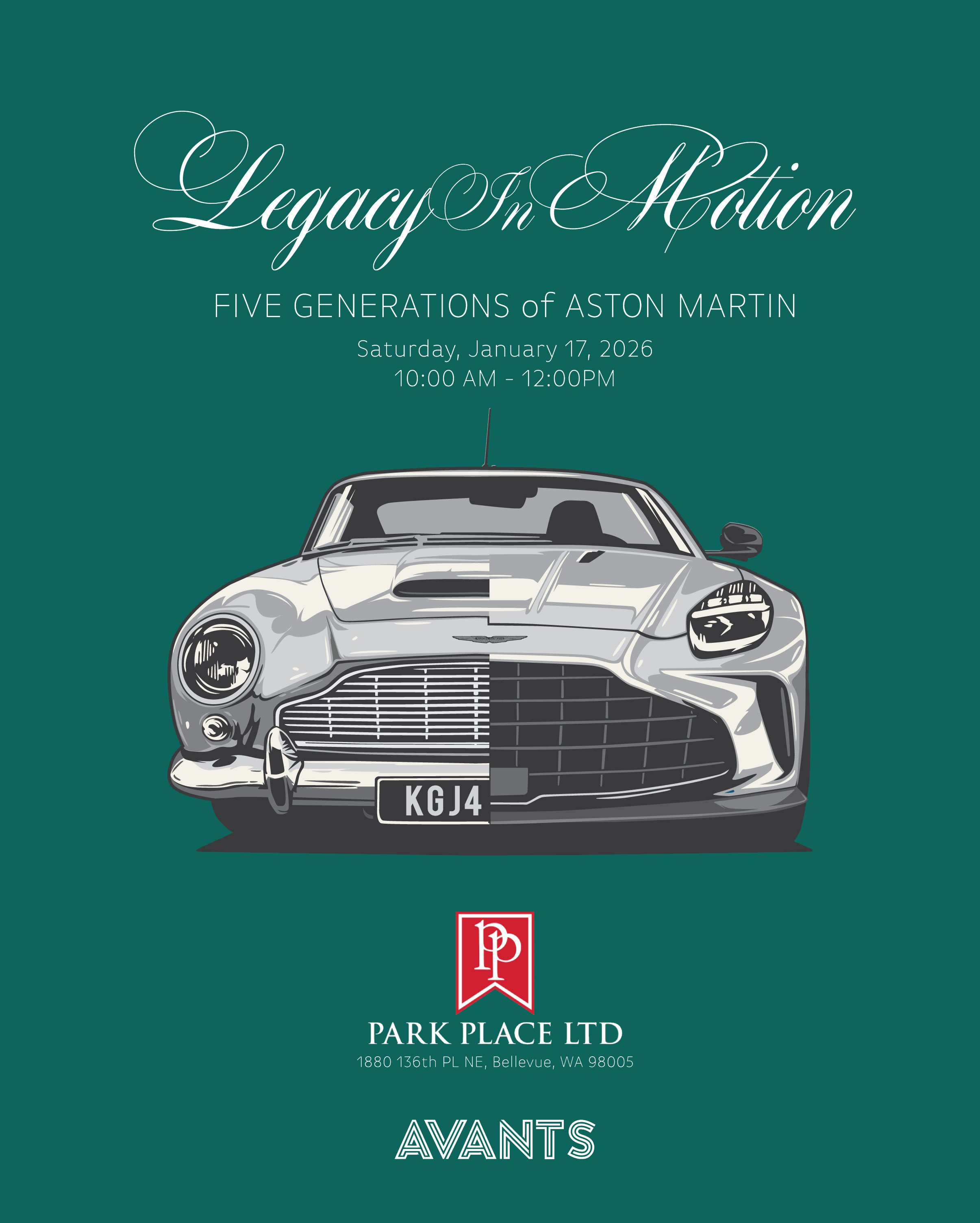 Legacy in Motion: Five Generations of Aston Martin — Avants