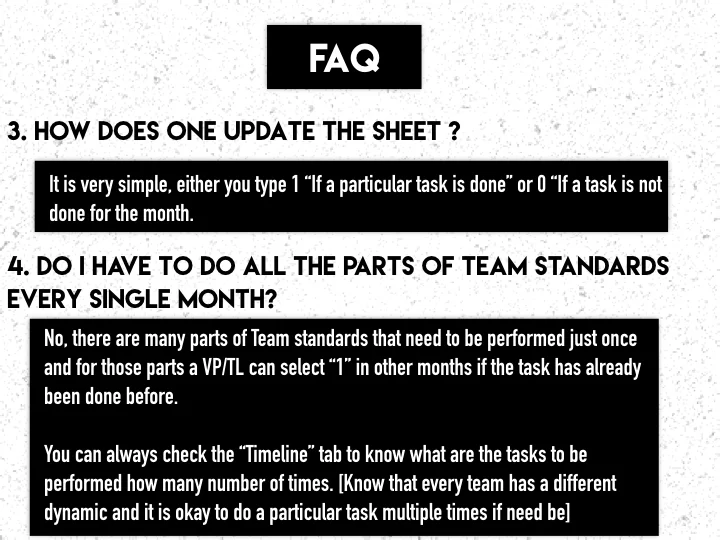 Team Standard Tracking — AIESEC UNITED STATES HUB