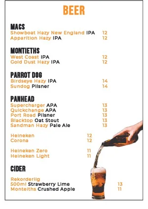 Current Menu — Buzz