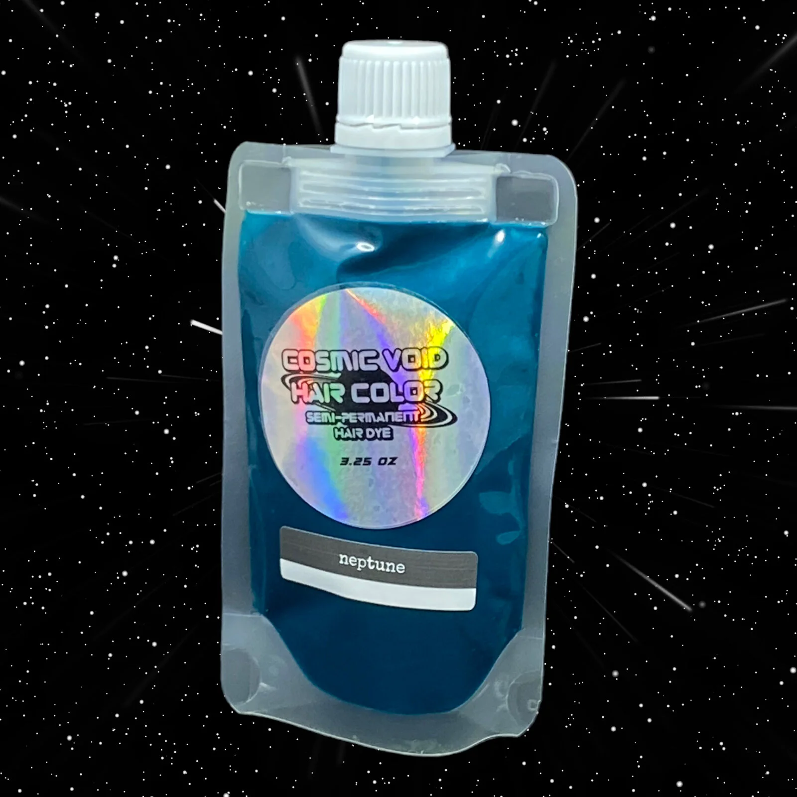UV REACTIVE Sodalite Orange Hair Dye — Cosmic Void
