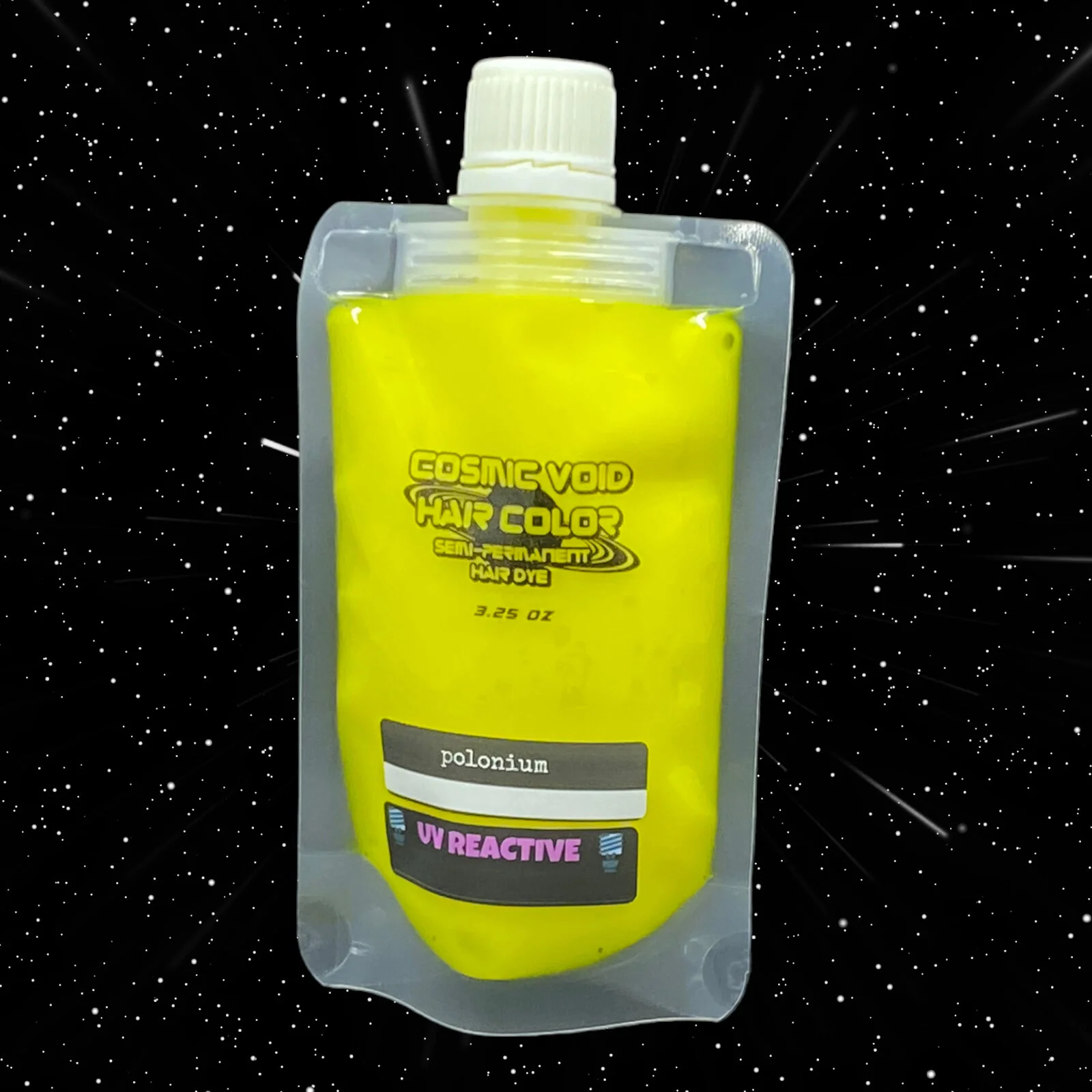 UV REACTIVE Potassium Purple Hair Dye — Cosmic Void