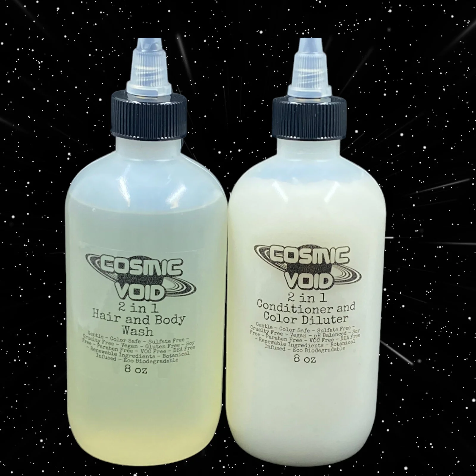 UV REACTIVE Radon Red Hair Dye — Cosmic Void