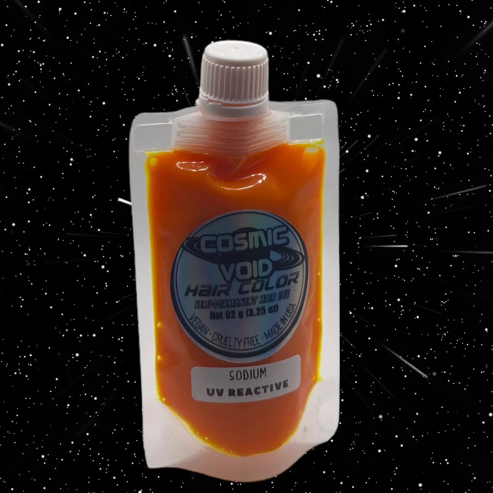 UV REACTIVE Azurite Blue Hair Dye — Cosmic Void