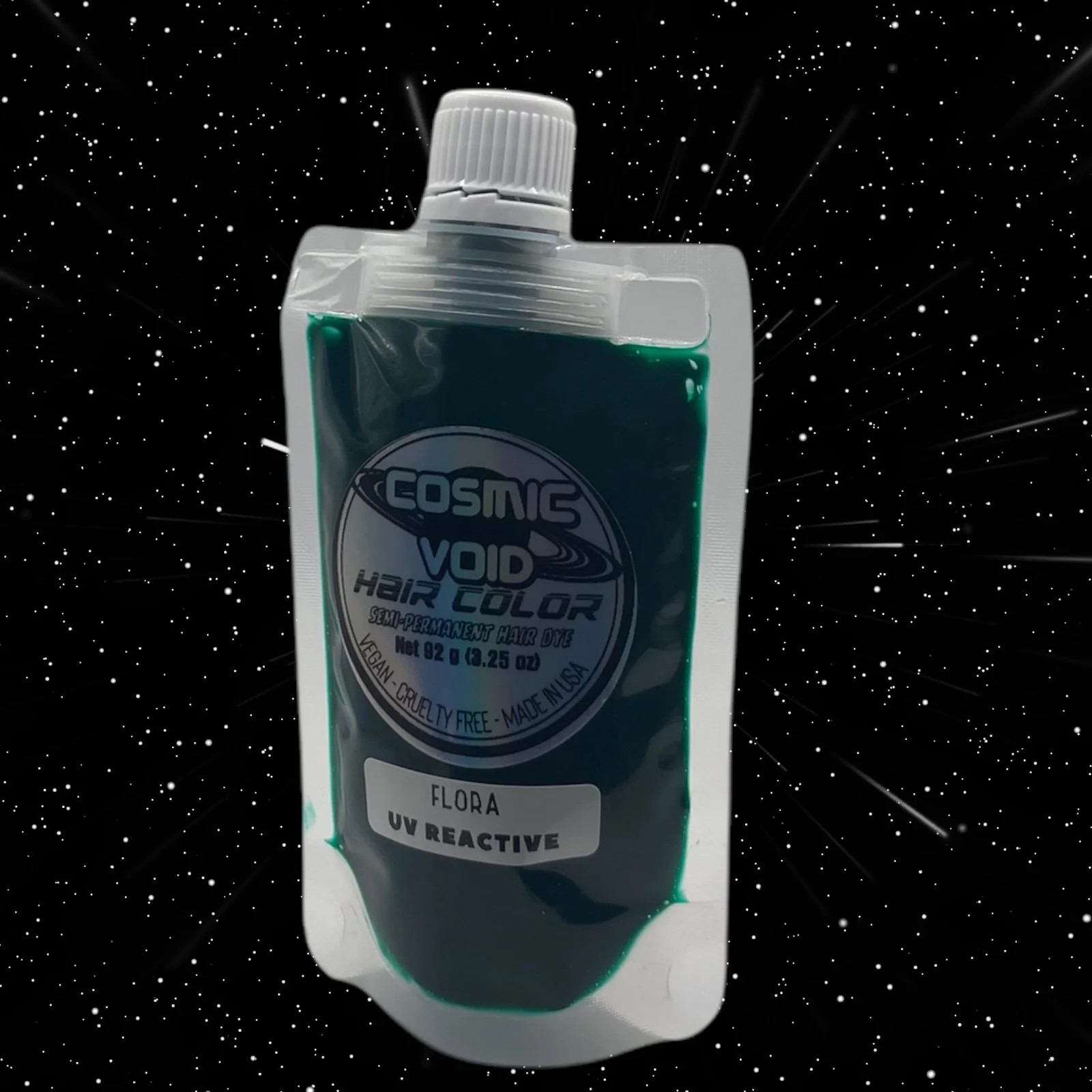 UV REACTIVE Azurite Blue Hair Dye — Cosmic Void