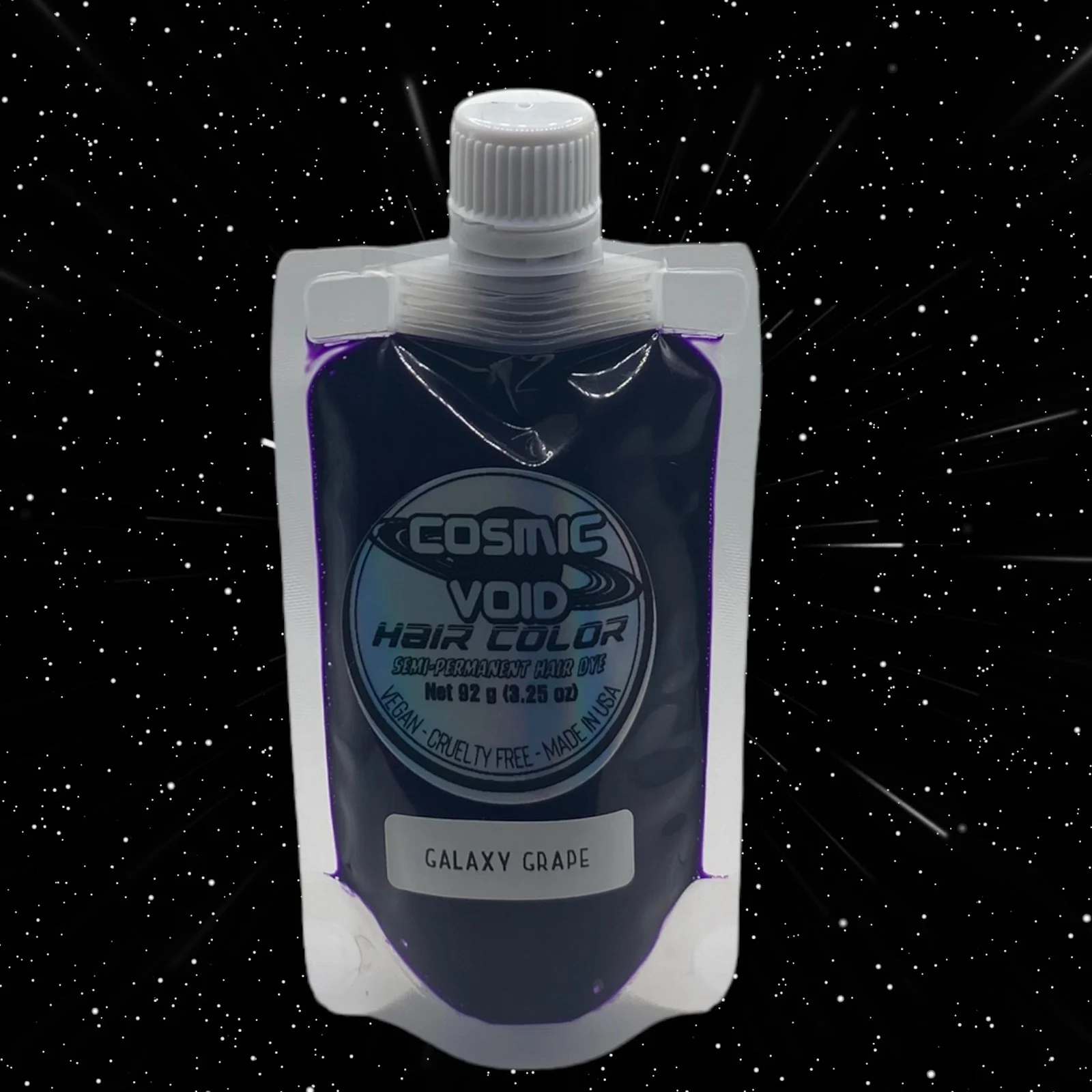NEW! UV Reactive EVENT HORIZON Semi Permanent Hair Dye — Cosmic Void