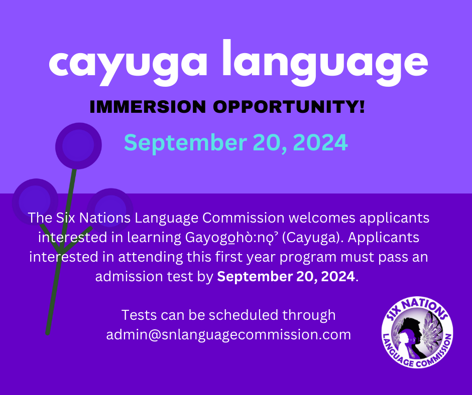 NEWS & UPDATES — Six Nations Language Commission