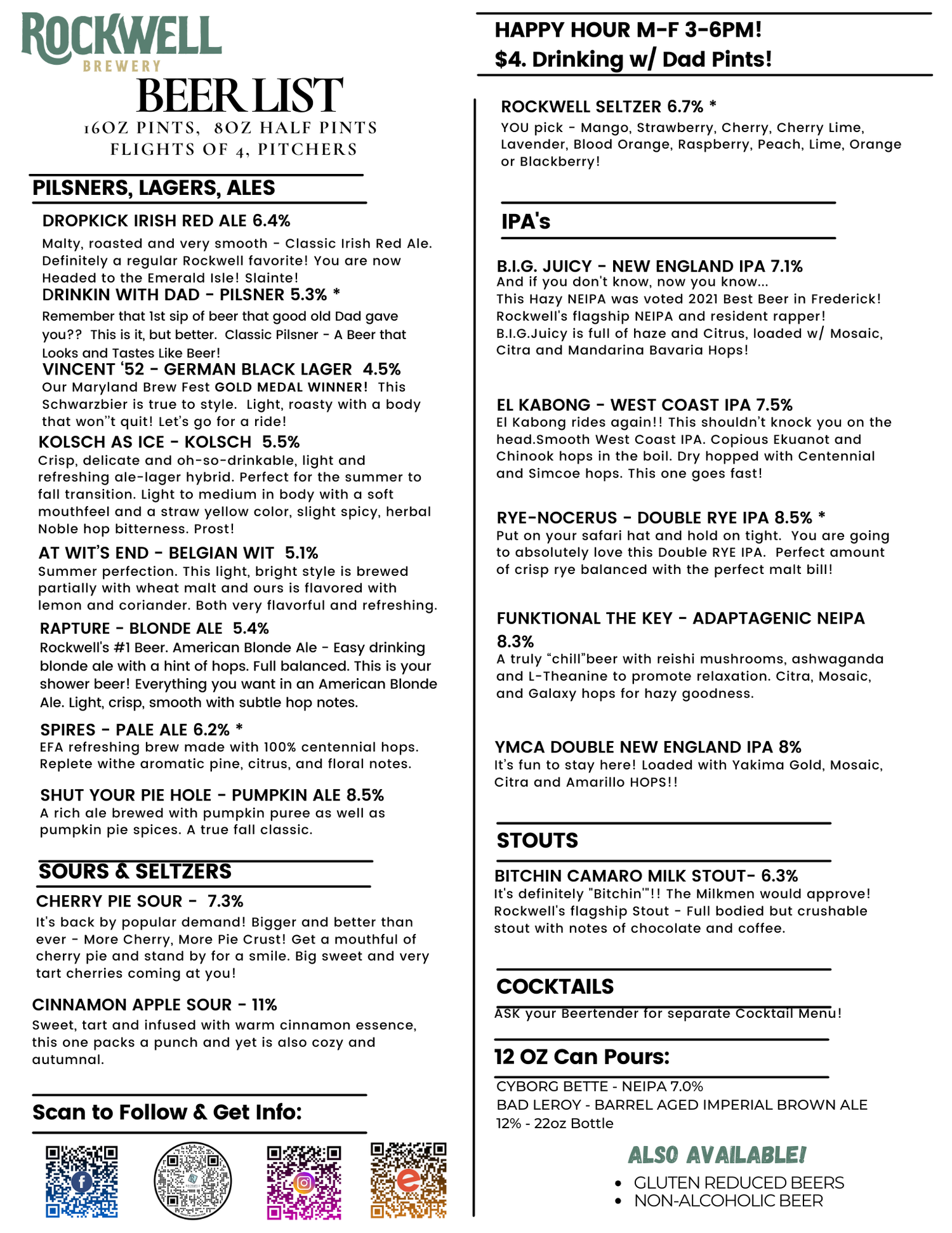 Rockwell Brewery Rockwell Brewery