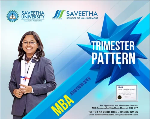 SAVEETHA SCHOOL OF MANAGEMENT