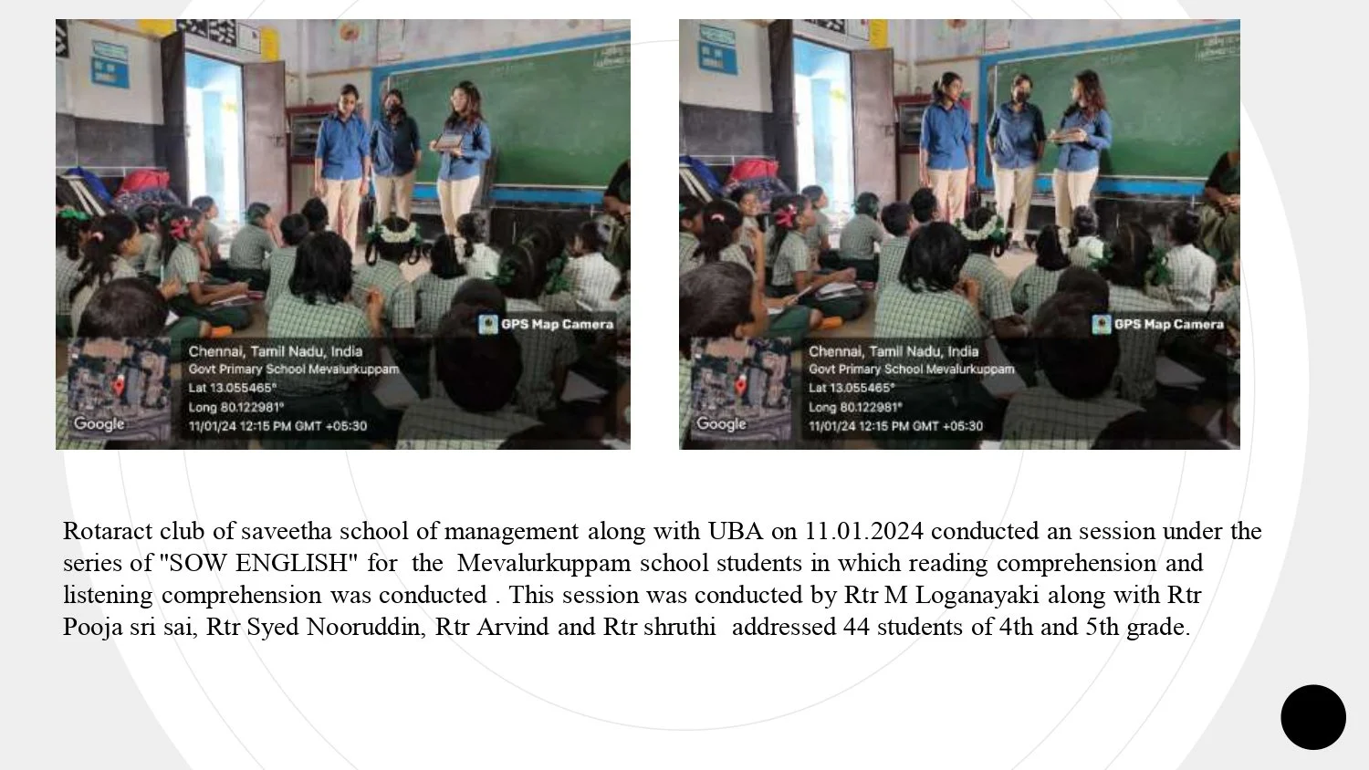 Weekly Report 06.01.2024 to 12.01.2024 — SAVEETHA SCHOOL OF MANAGEMENT