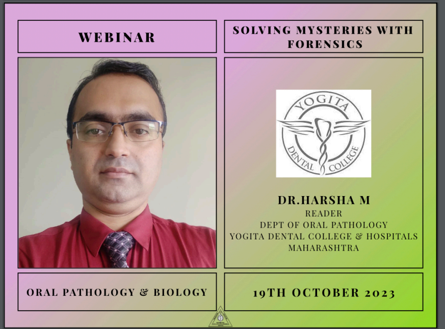 webinar — ORAL PATHOLOGY-SAVEETHA