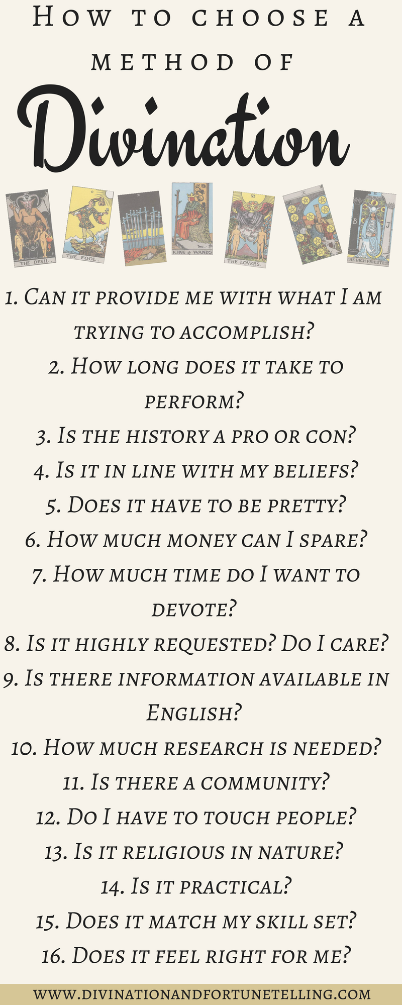 Which Method of Divination is Right for You? — Lisa Boswell