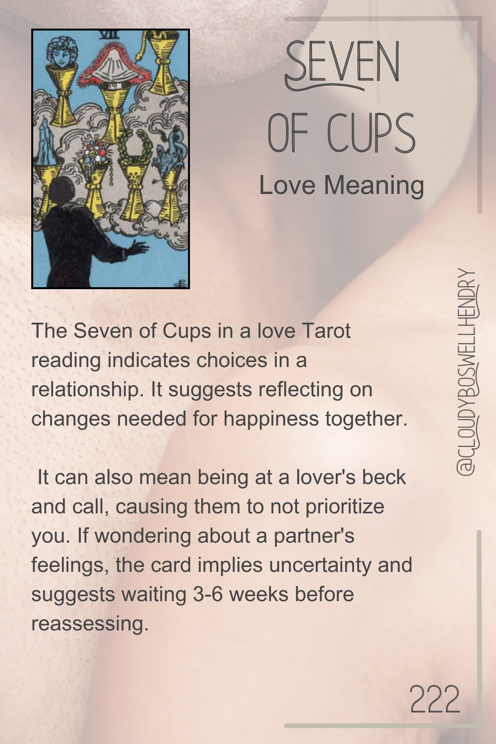 Future Tarot Meanings: Seven of Cups — Lisa Boswell