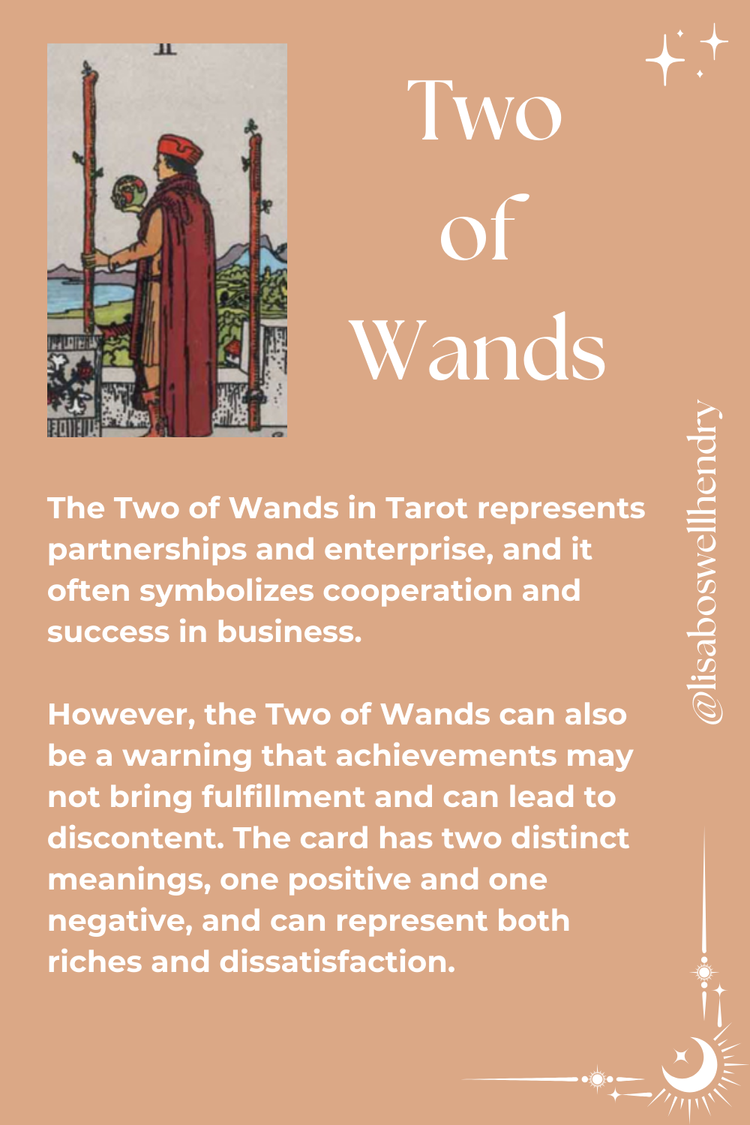 Future Love Tarot Meanings: Two of Wands — Lisa Boswell