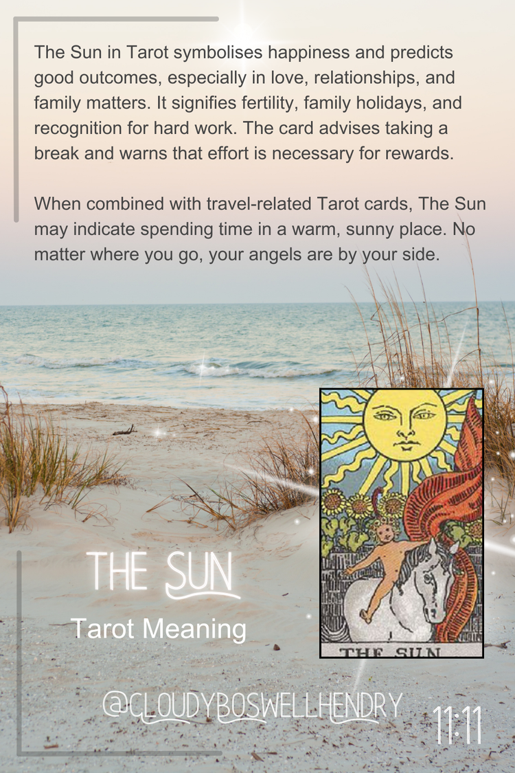 The Sun Tarot Meaning - Love, Future, Feelings, and More! — Lisa Boswell