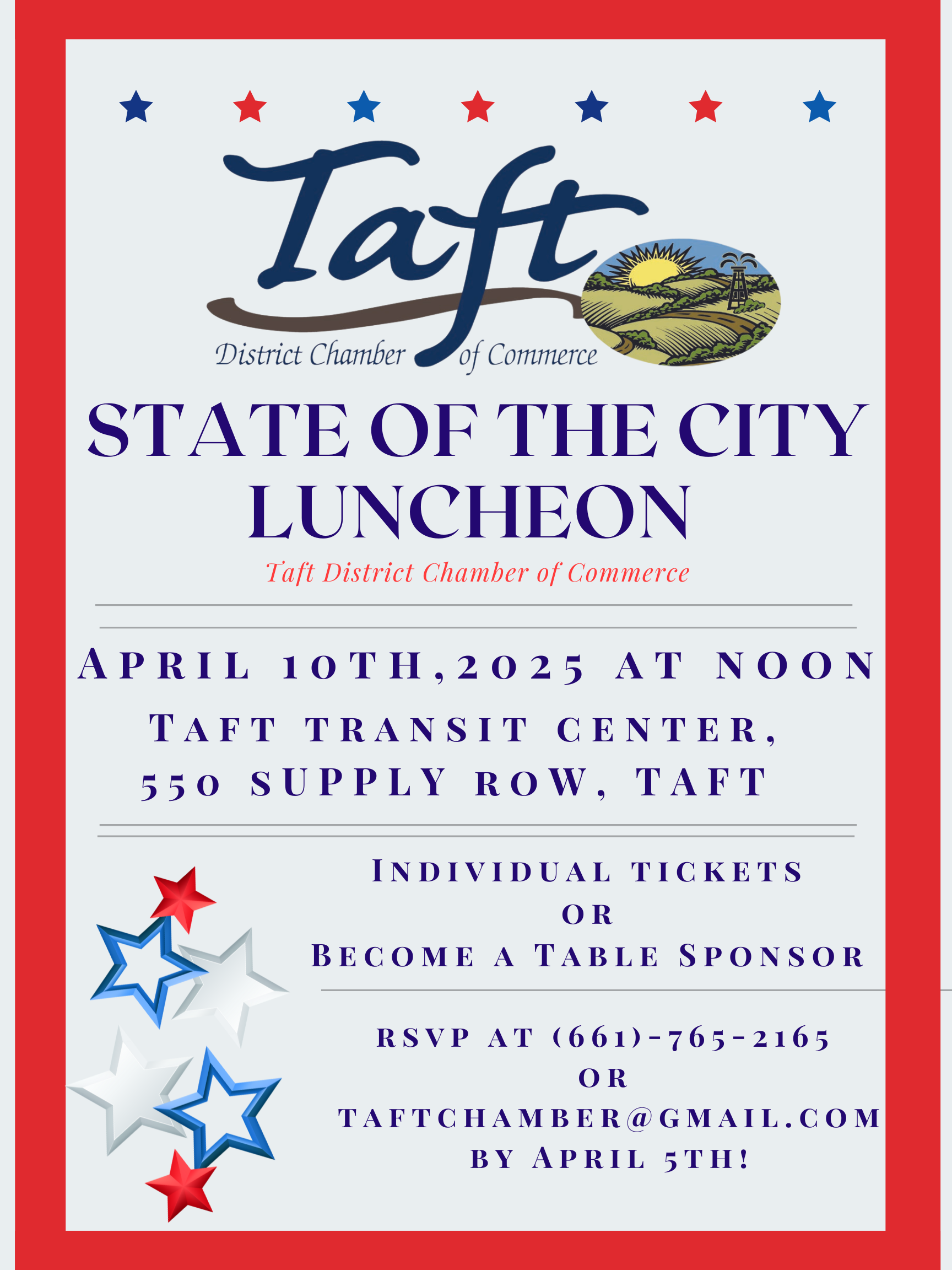 Taft District Chamber of Commerce & Visitor's Bureau