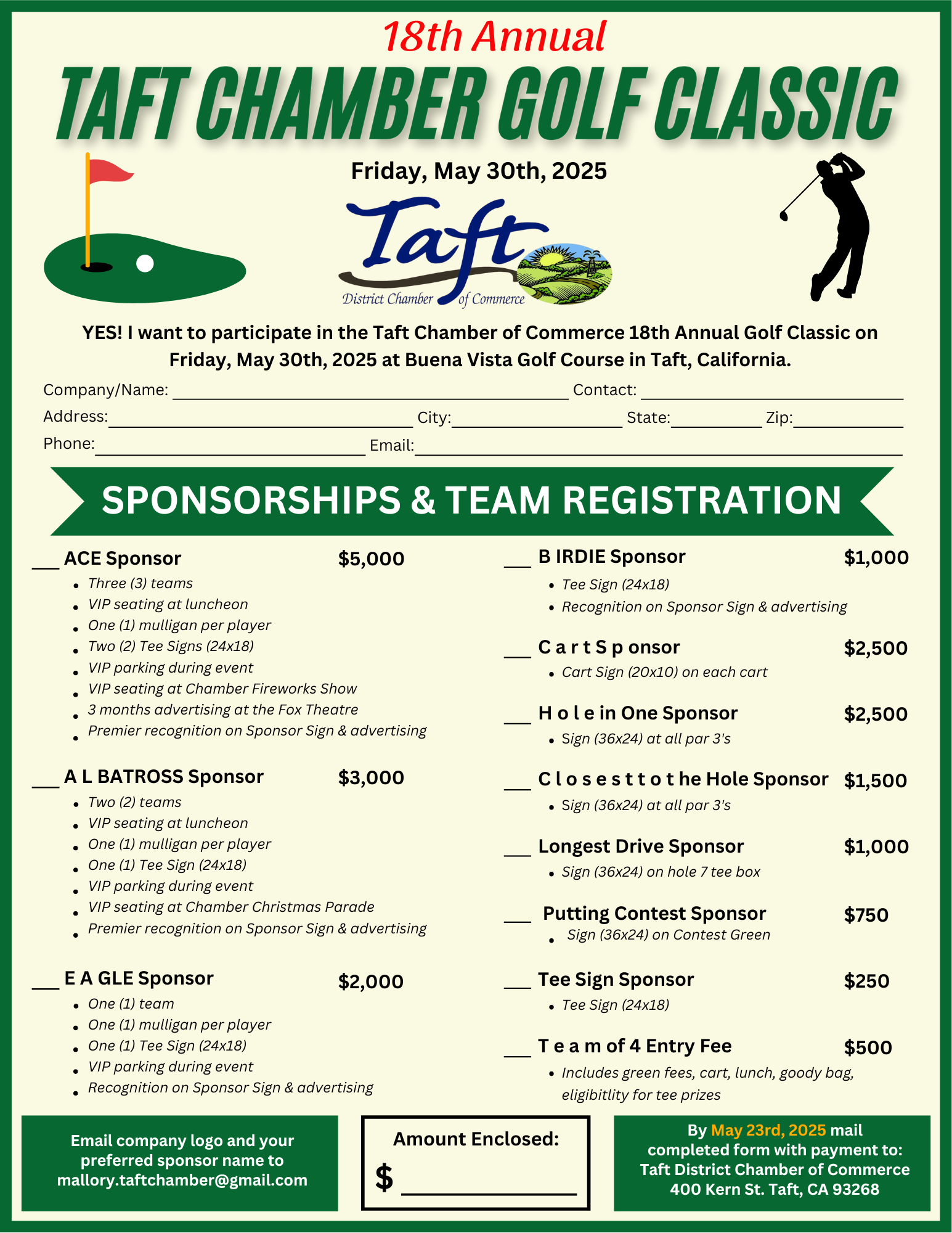 Taft District Chamber of Commerce & Visitor's Bureau