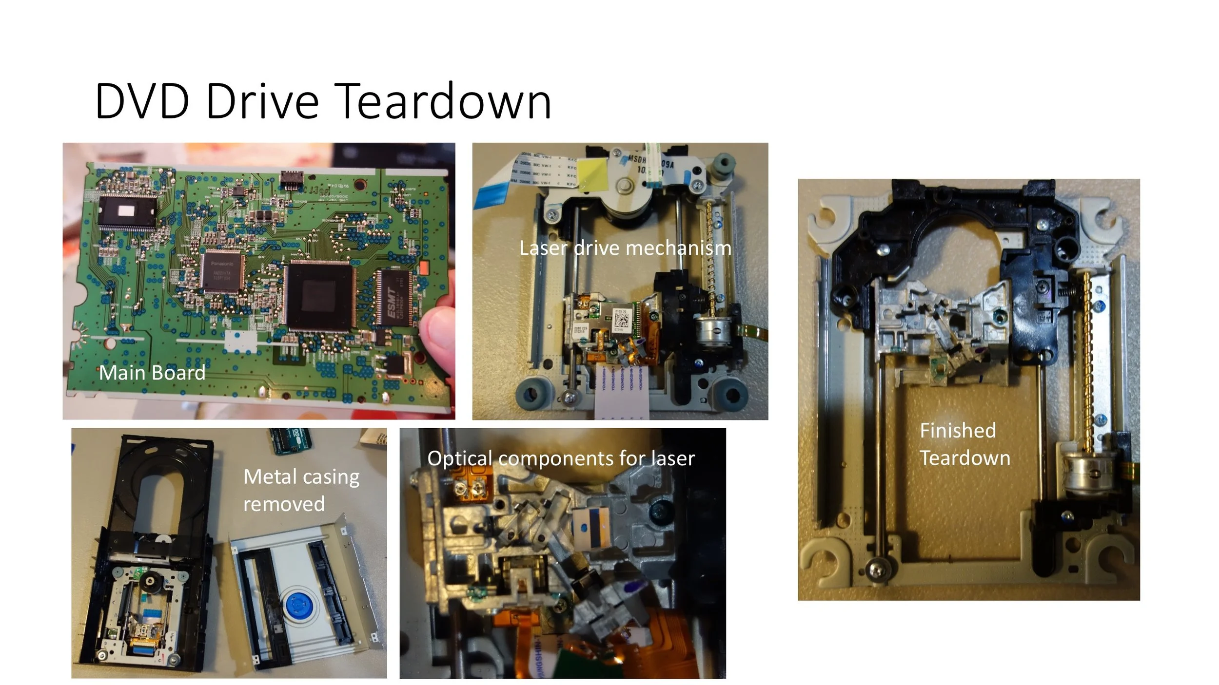 DVD Drive 3d Printer — Anhad Sawhney's Projects