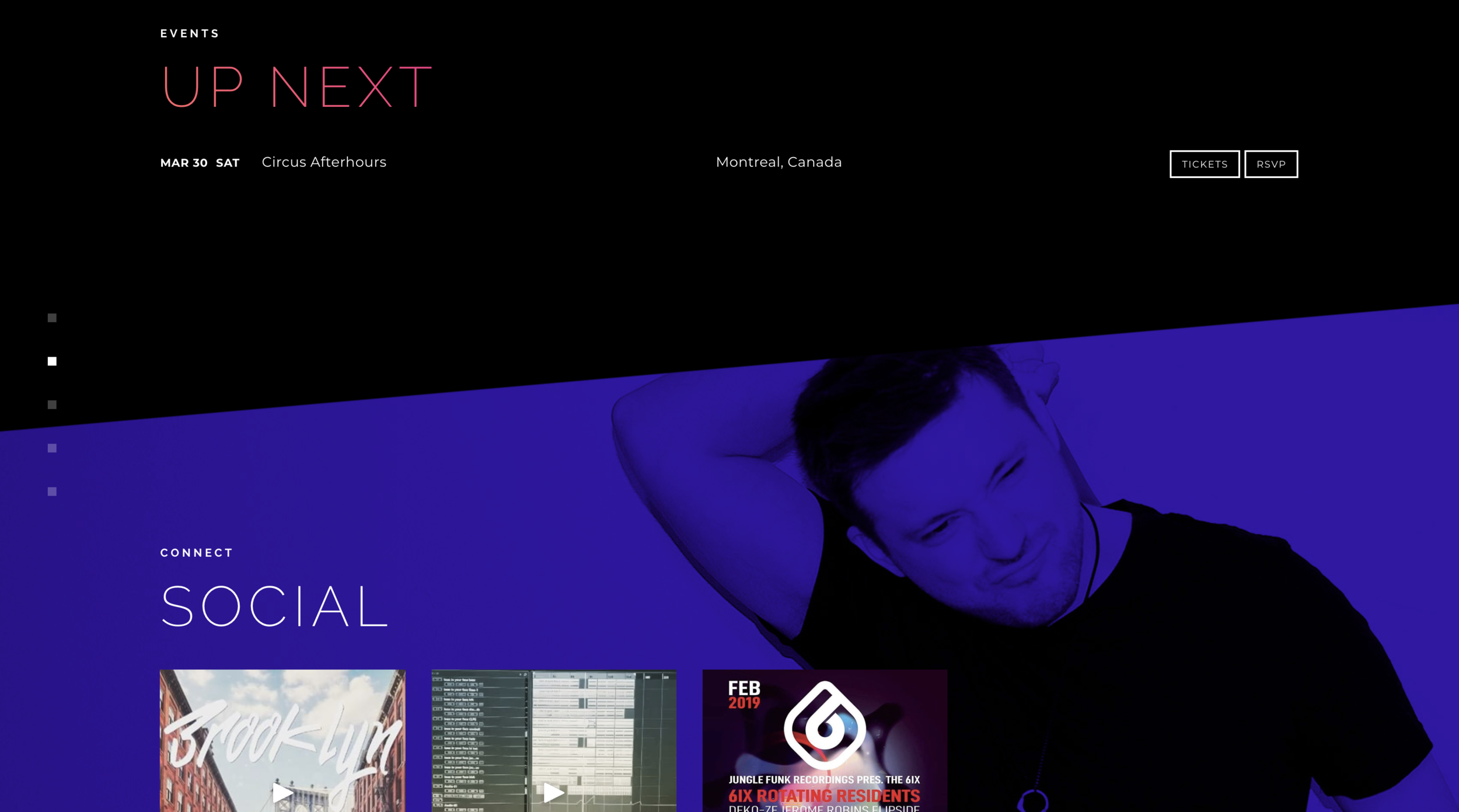 Slanted Index Sections in Squarespace — Minimist Website Design ...