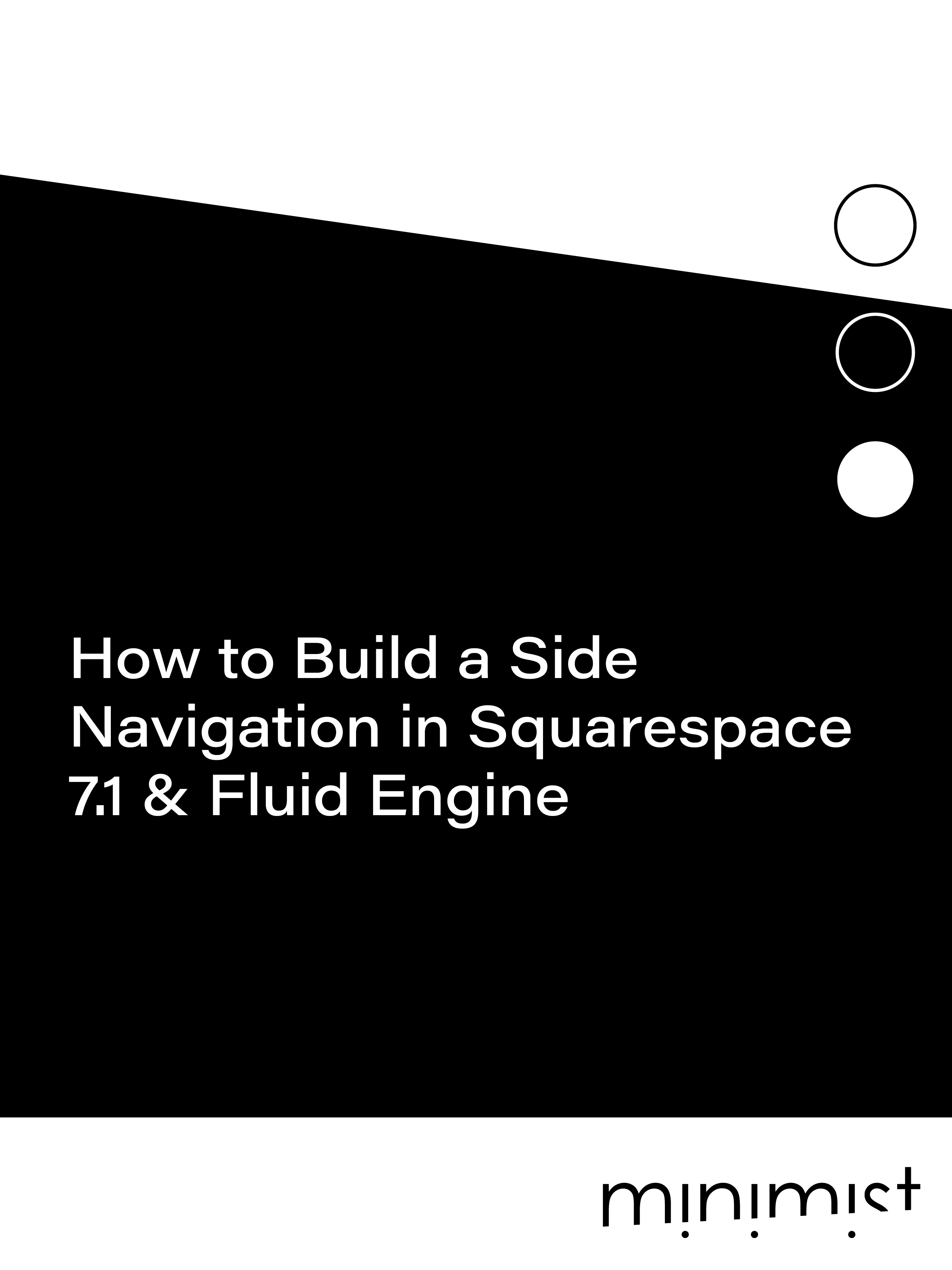 How to Build an Anchor Link Side Navigation in Squarespace Fluid Engine — Minimist Website ...