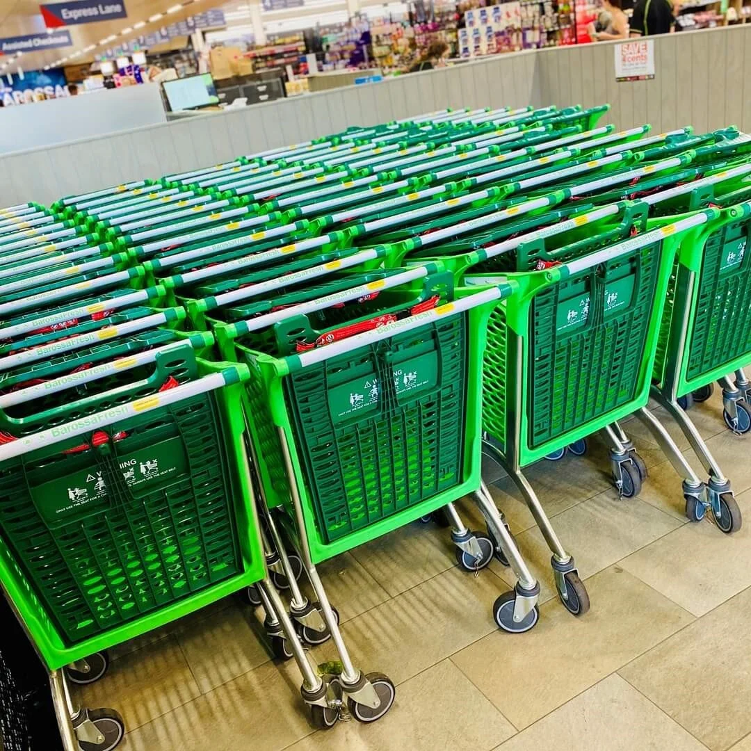 Barossa Fresh Foodland recieves green trolley fleet — Supercart ...