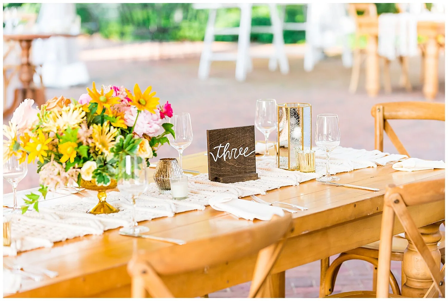 A Colorful & Nontraditional Garden Party Wedding at Fernbrook Farms ...