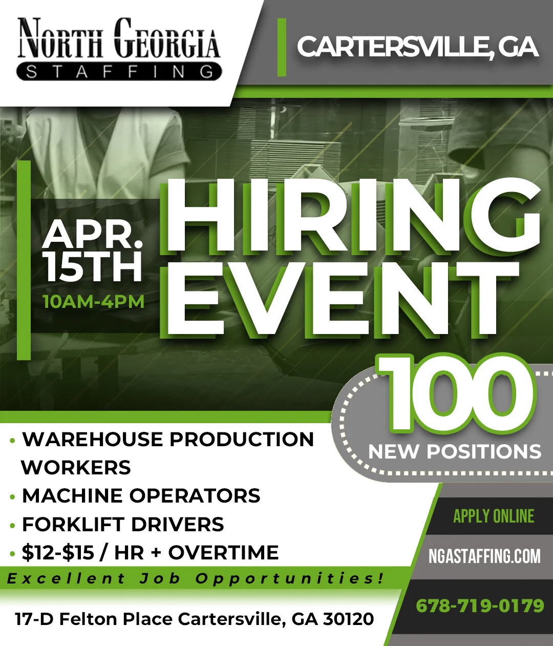 NGA STAFFING EVENTS — NGA Staffing