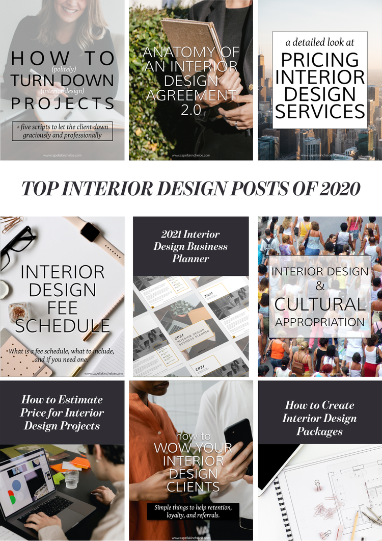 Top Interior Design Posts of 2020 — Capella Kincheloe