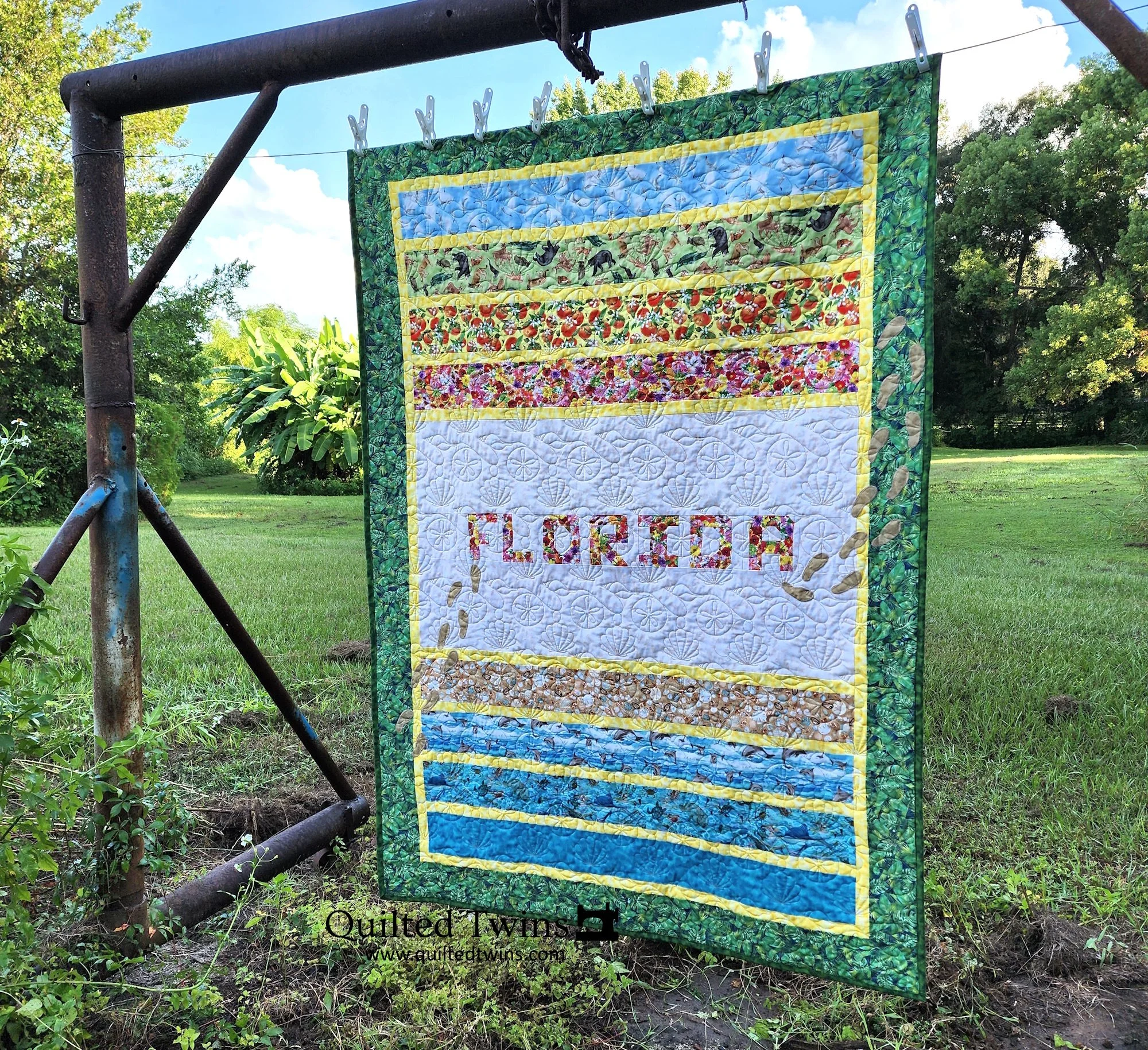 "Florida Trek" - an All Florida Shop Hop 2024 fabric kit — Quilted Twins