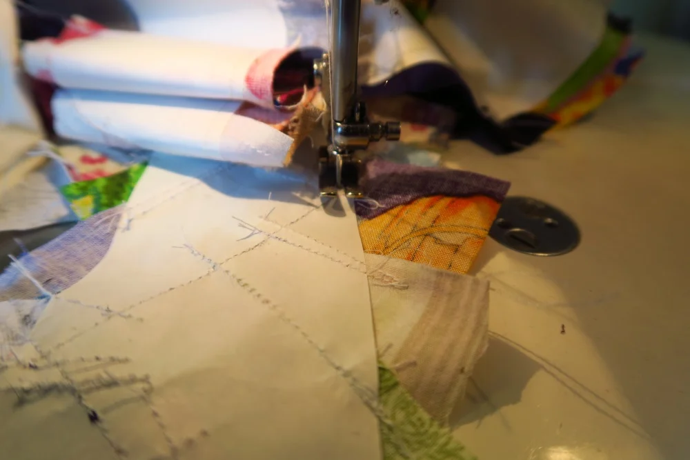 Adding machine tape frenzy — Quilted Twins