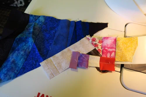 Adding machine tape frenzy — Quilted Twins