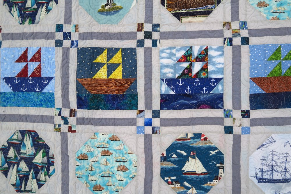 "Water Ways" — Quilted Twins