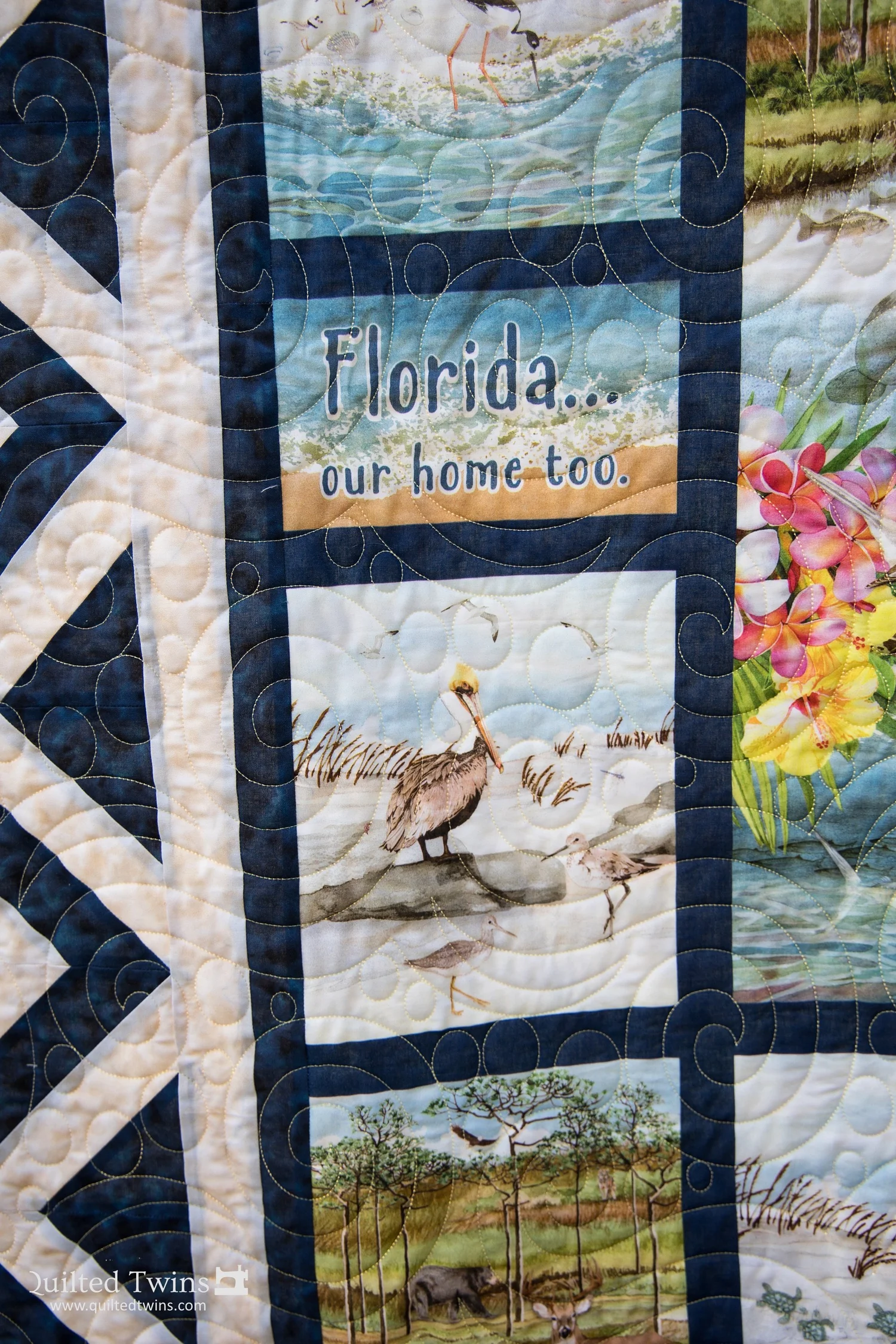 "Light 'n Bright" - an All Florida Shop Hop quilt kit — Quilted Twins
