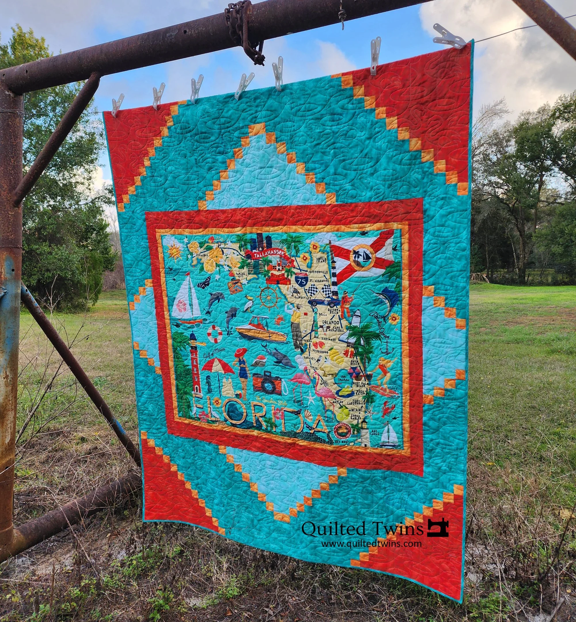"Florida Centerpiece" - a Quilt Kit available for Pre-order — Quilted Twins