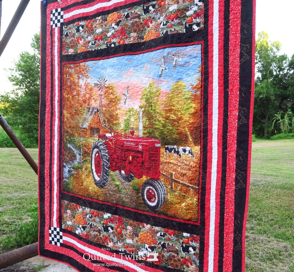 "Down Home with Farmall Tractor" - a quilt kit offered by Quilted Twins ...