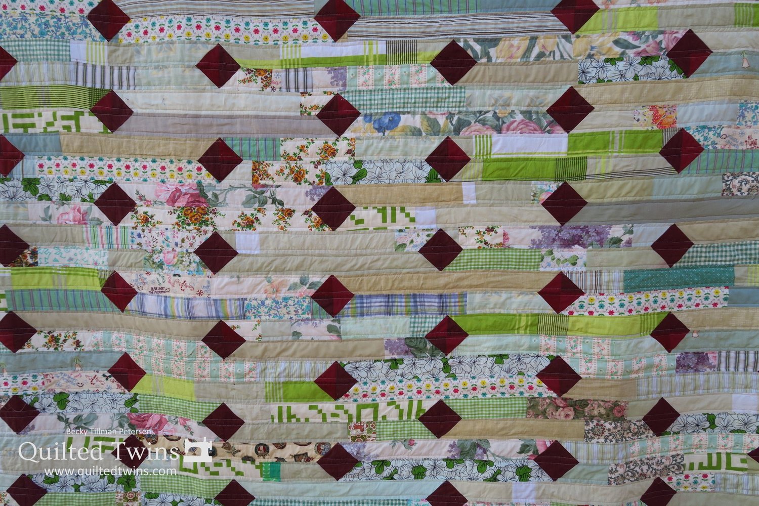 "Diamond Trip" — Quilted Twins