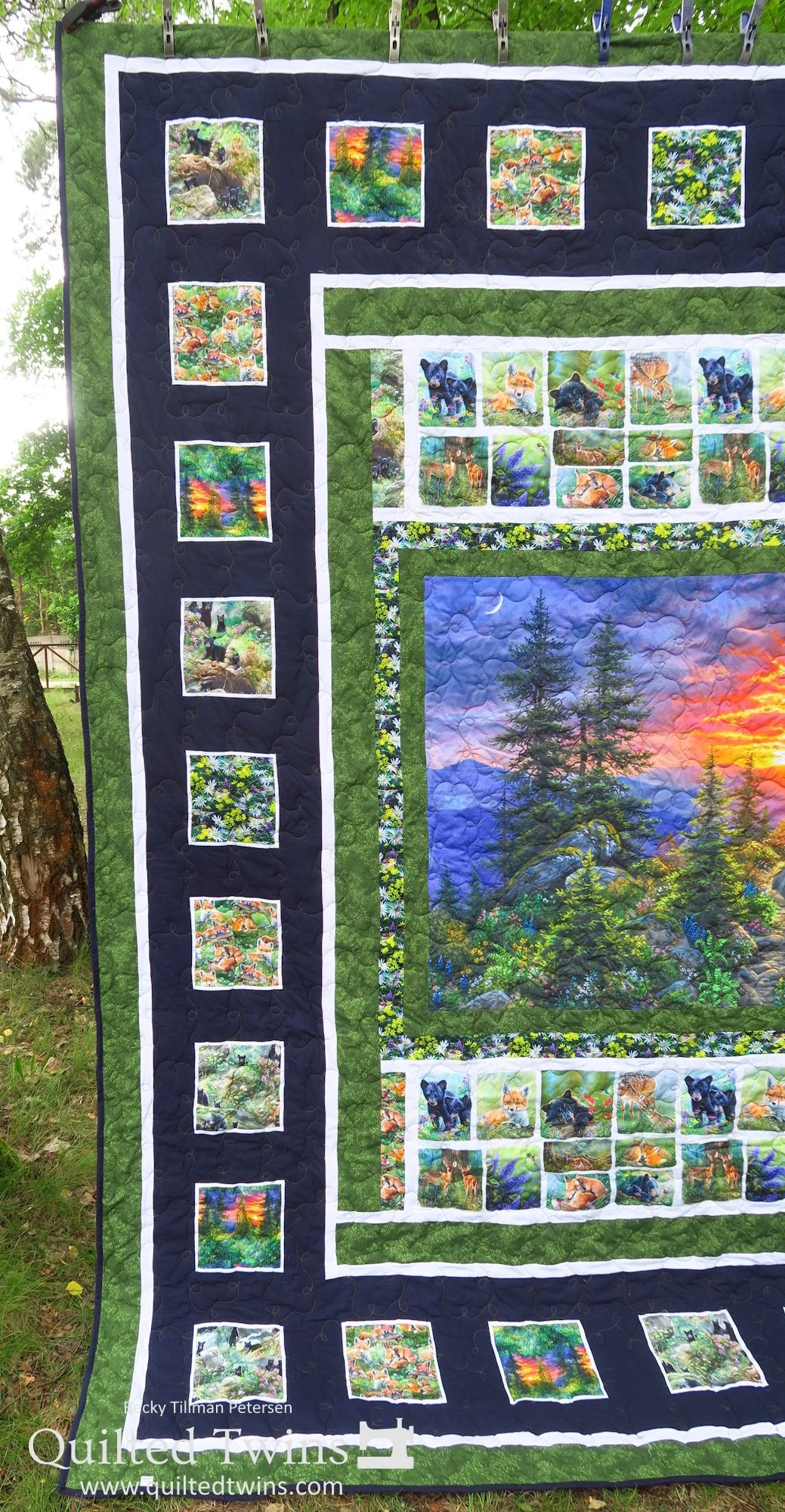 "Mountain Sunrise" — Quilted Twins