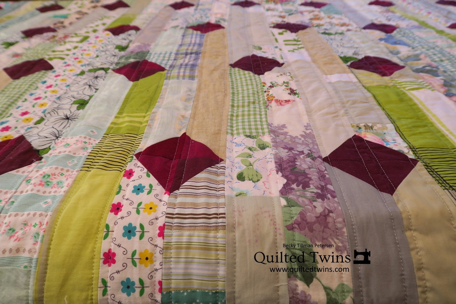 "Diamond Trip" — Quilted Twins