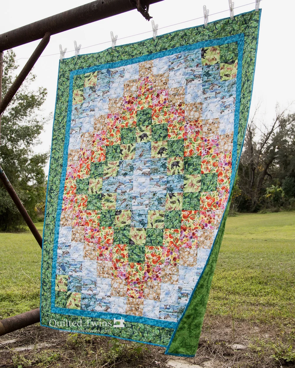 "Florida Isle" - an All Florida Shop Hop 2024 quilt kit — Quilted Twins