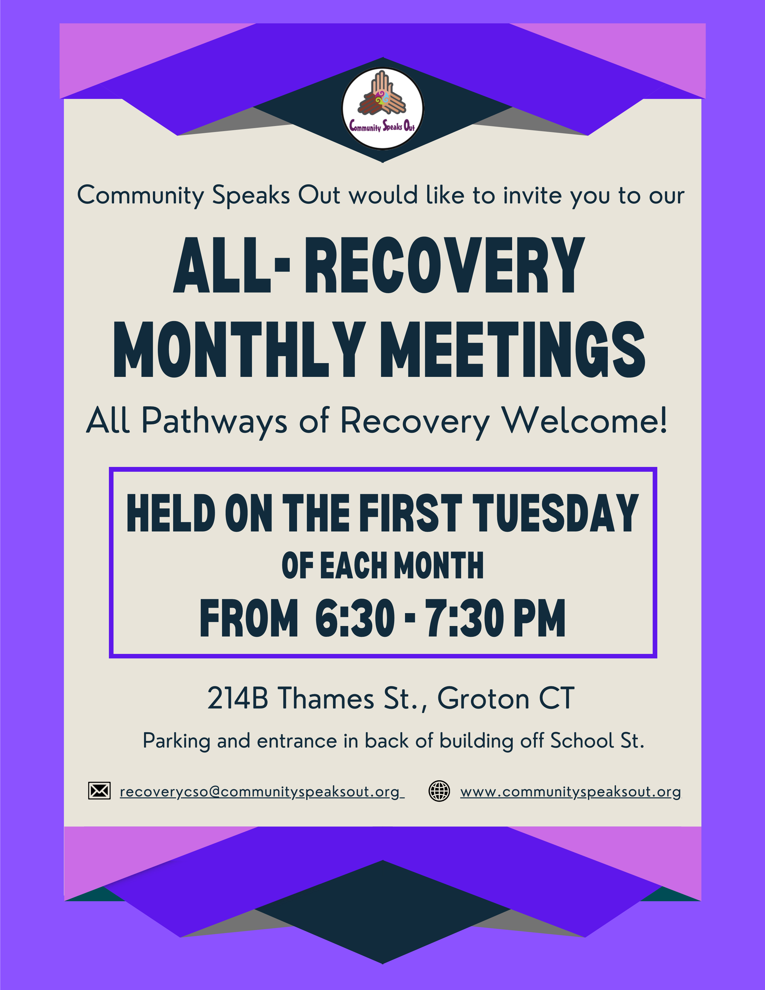 Calendar — Community Speaks Out