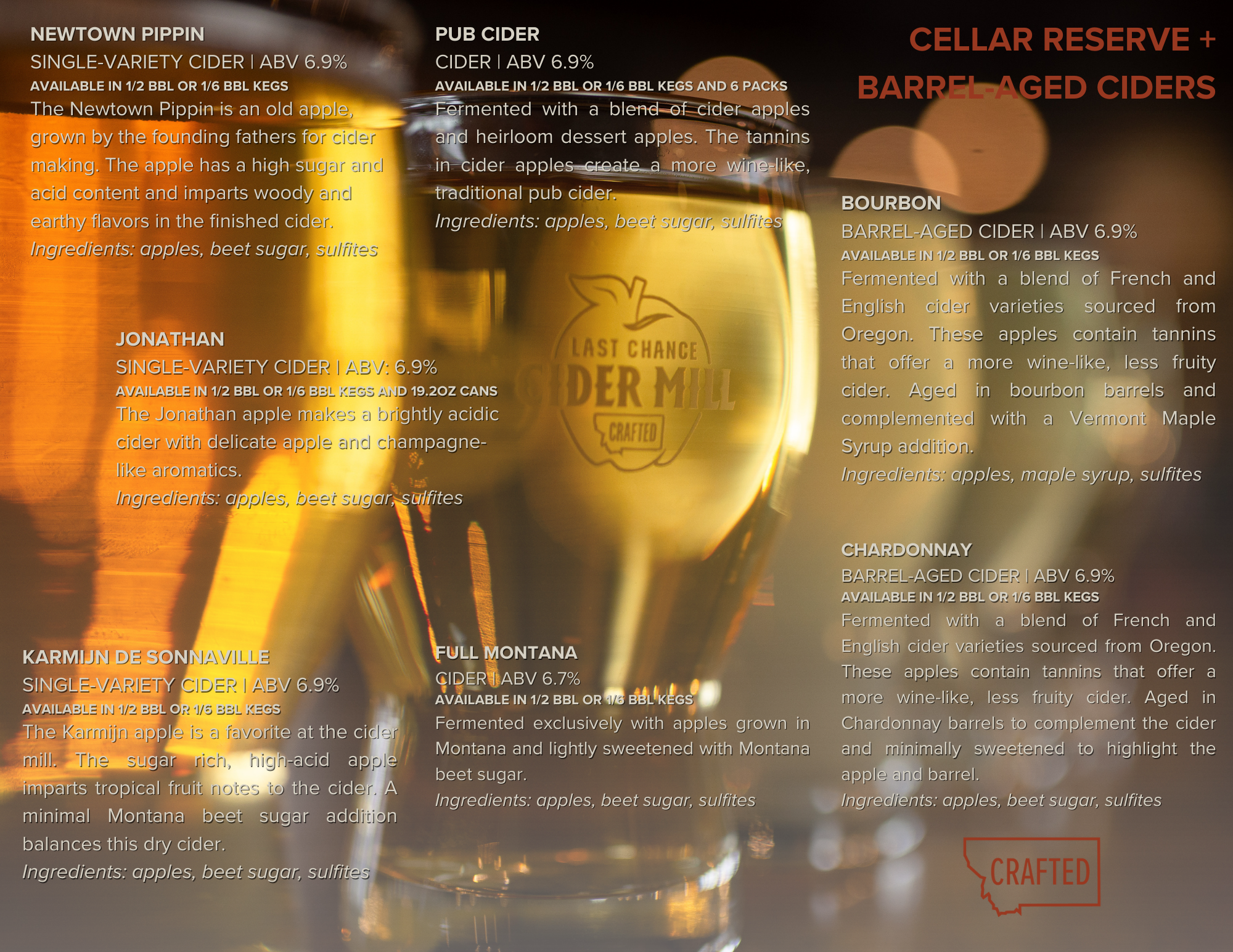 Ciders — Last Chance Pub & Cider Mill