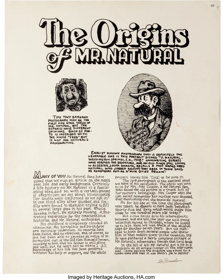 THE WISDOM OF MR. NATURAL