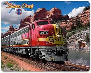 THE AMAZING SUPER CHIEF -- "SANTA FE ALL THE WAY"