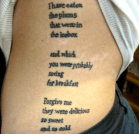 A POEM AND ITS PARODIES -- THIS IS JUST TO SAY...