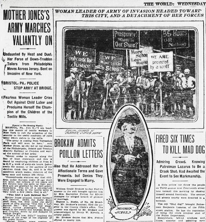 MOTHER JONES AND THE CHILDREN'S CRUSADE