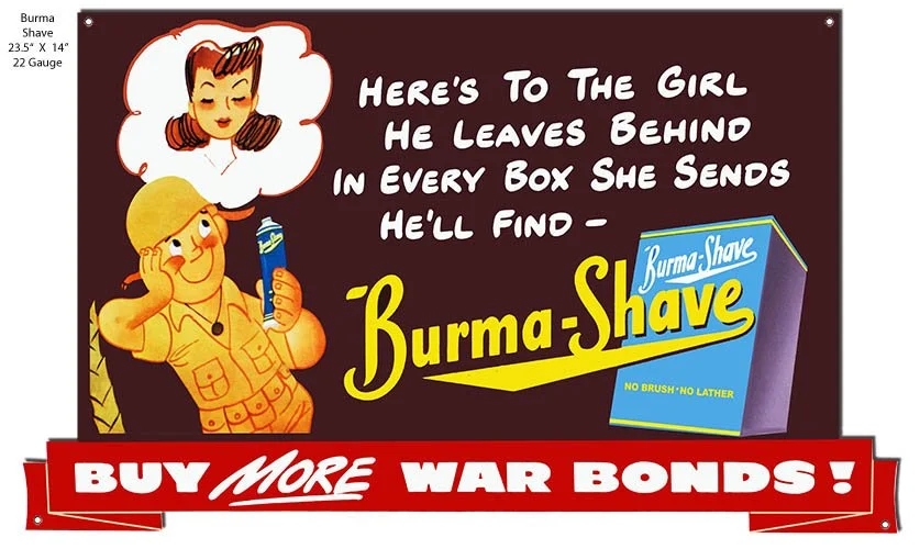 THE SIGNS, THE RAVE -- BURMA-SHAVE!