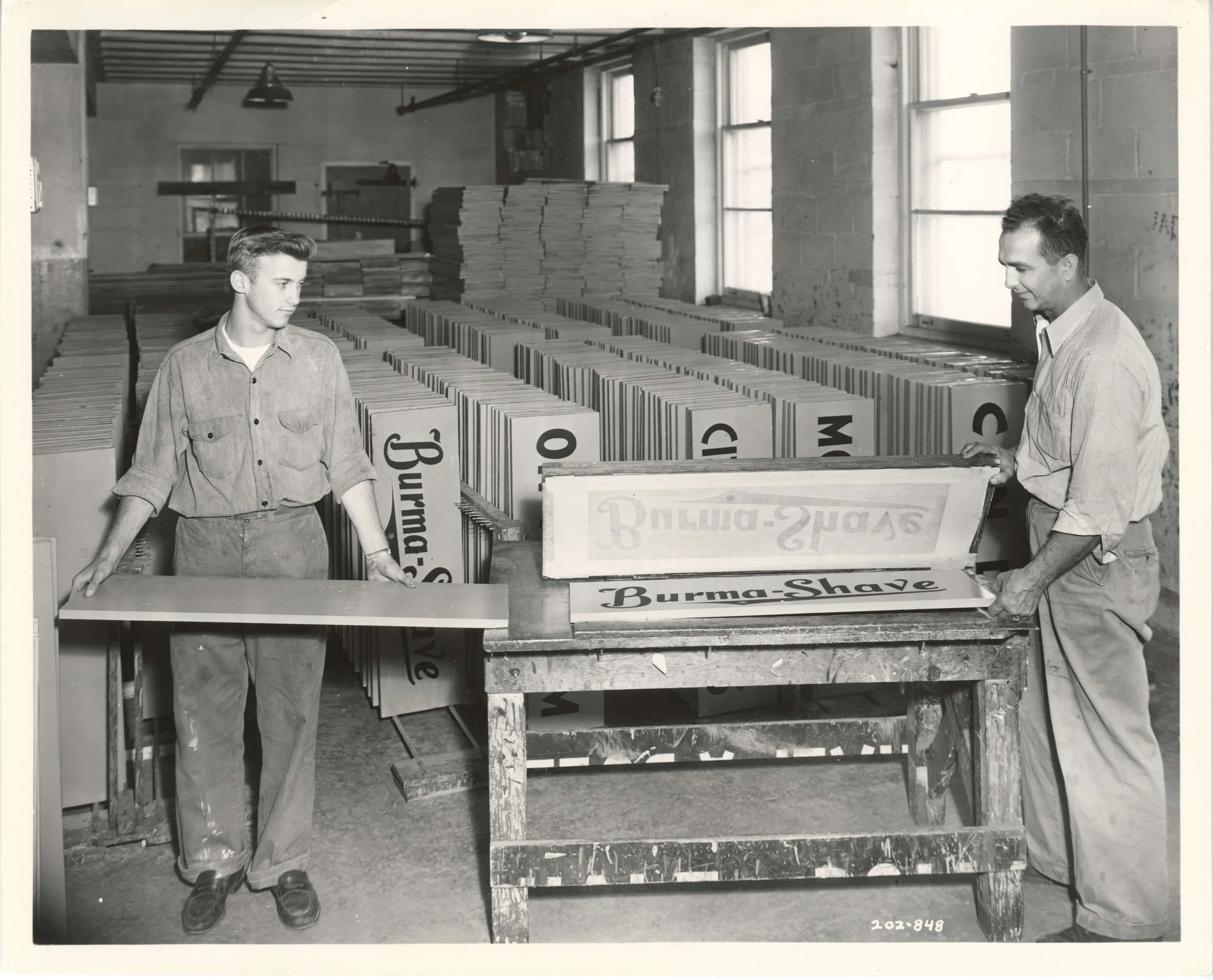 THE SIGNS, THE RAVE -- BURMA-SHAVE!