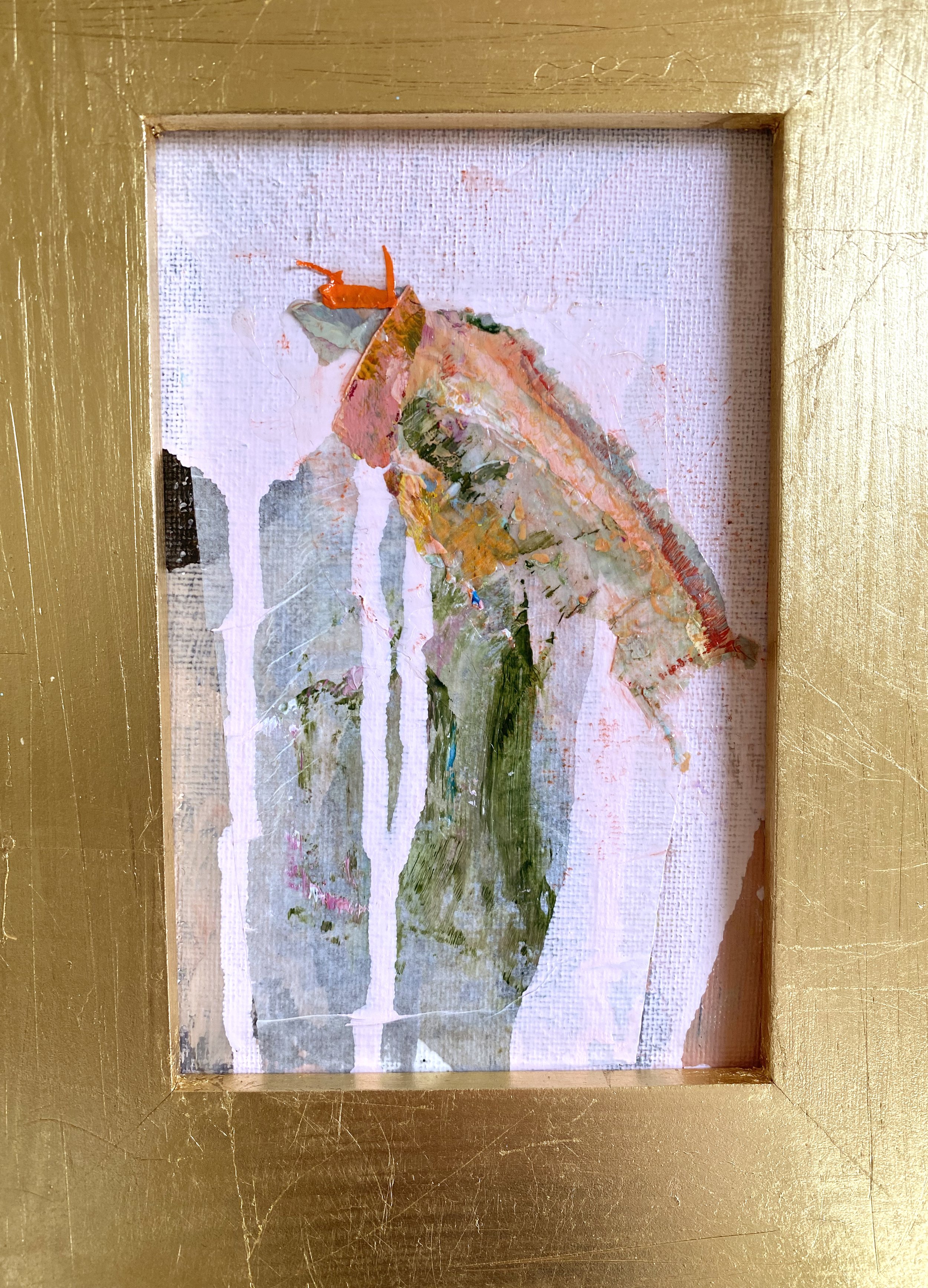 Gold framed mini paintings. — Jessalin Beutler