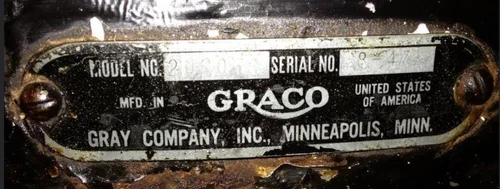 Graco Differences — SERVICE MERCHANDISERS - 1940's & 50's