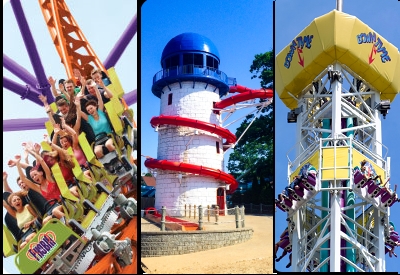 Carver campers spending the day at Lake Compound and Playland today ...