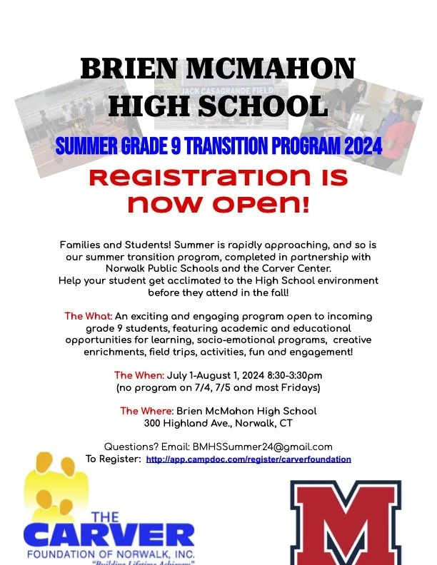 Sign Up for Our Invaluable Summer Transition Program for Rising 9th ...